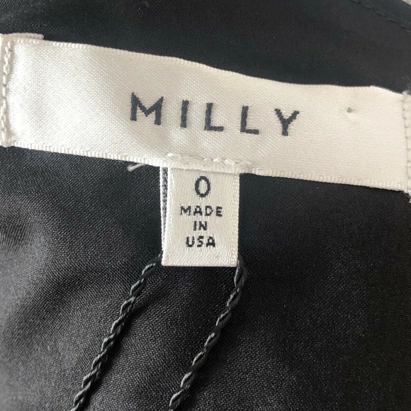 Milly | Tops | Milly Top Nwt Tara Bow Crop Top Tie Cotton Aa52 | Poshmark